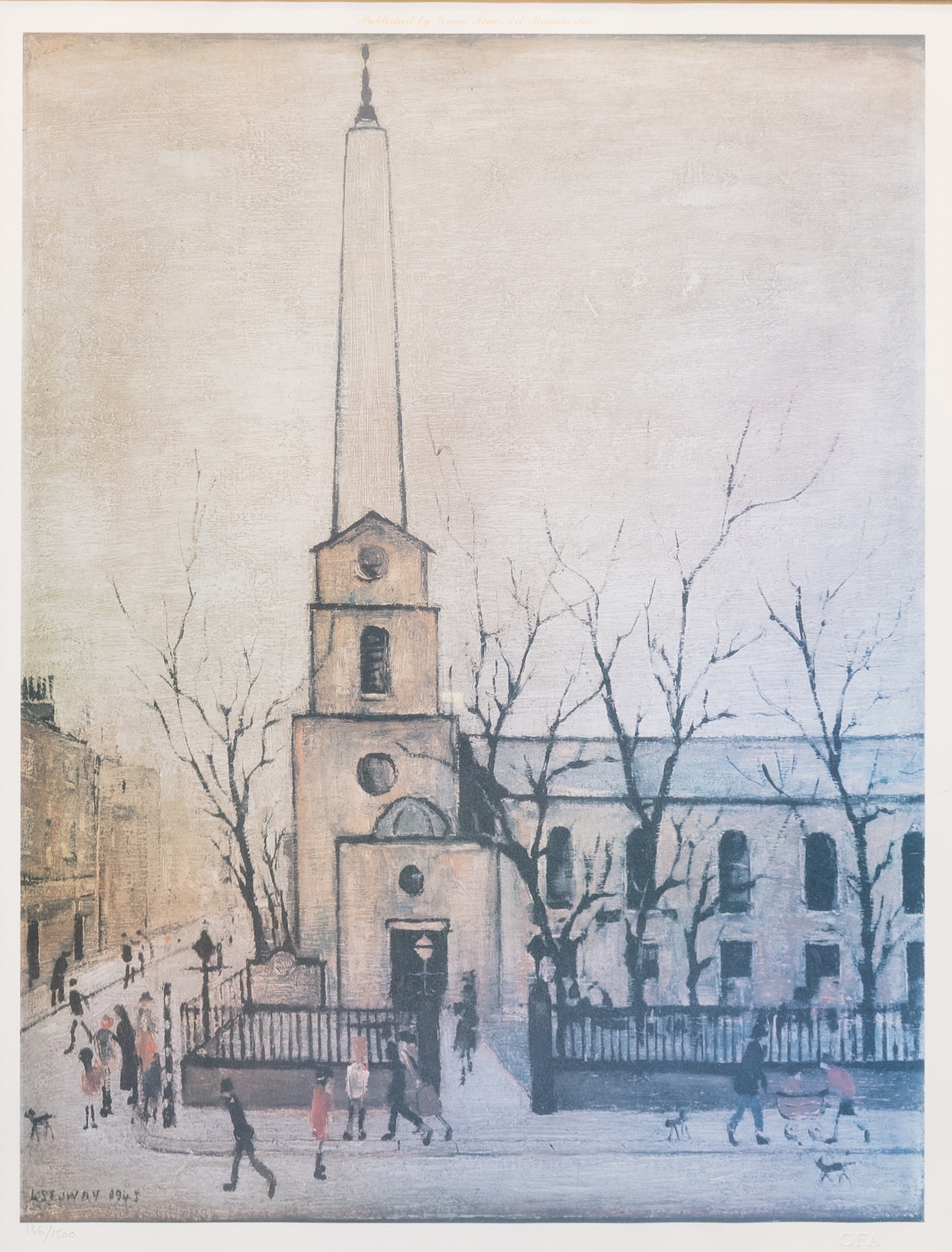 Laurence Stephen Lowry | St Luke's Church | MutualArt