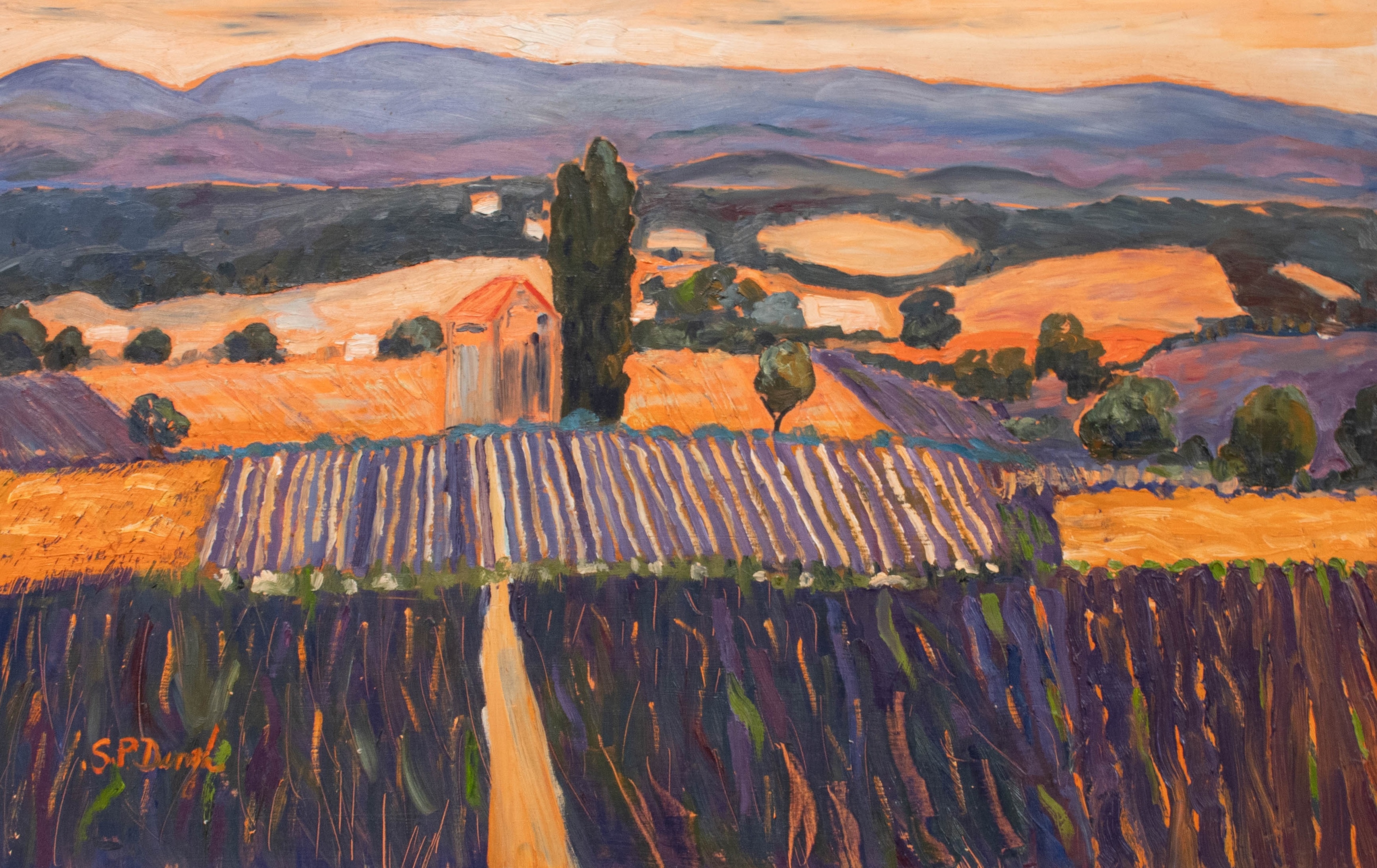 Stephanie Dingle | Provence Landscape (1992) | MutualArt