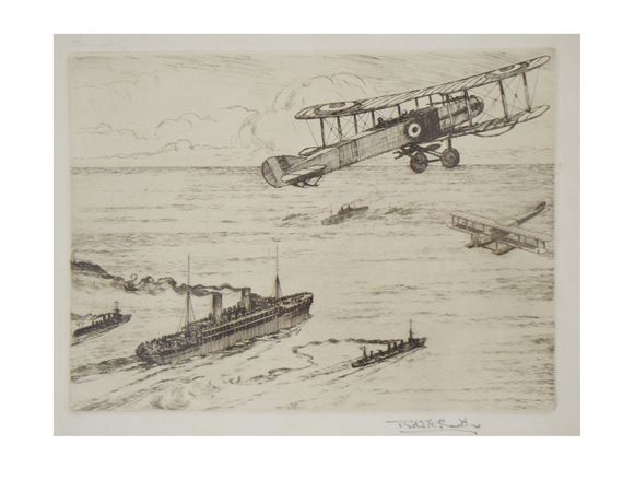 Robert Henry Smith | Convoy with Supporting Planes | MutualArt