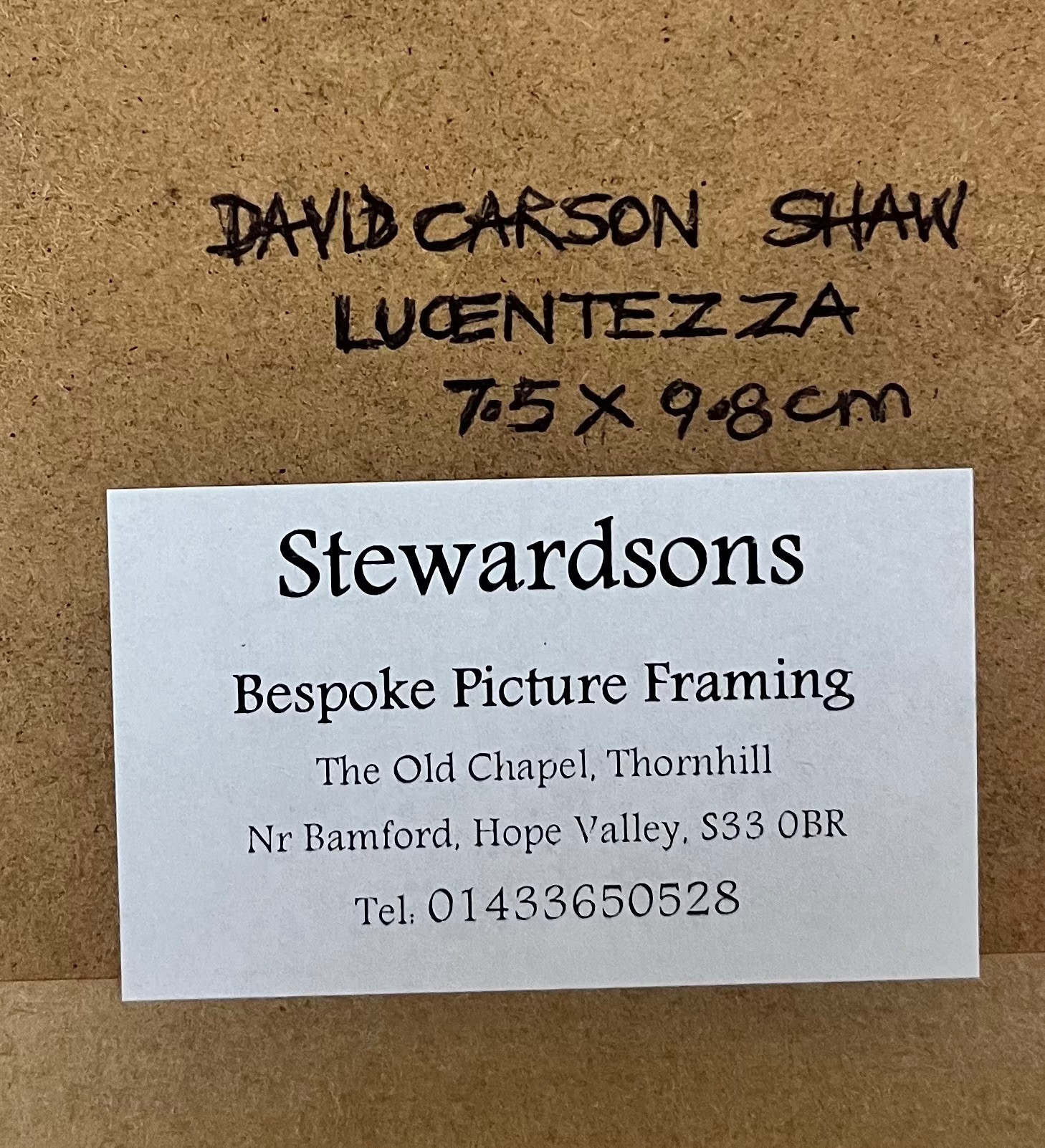 David Carson Shaw | LUCENTEZZA | MutualArt