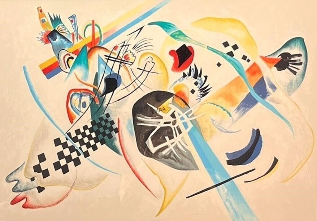 Wassily Kandinsky | ON WHITE I (1920) | MutualArt