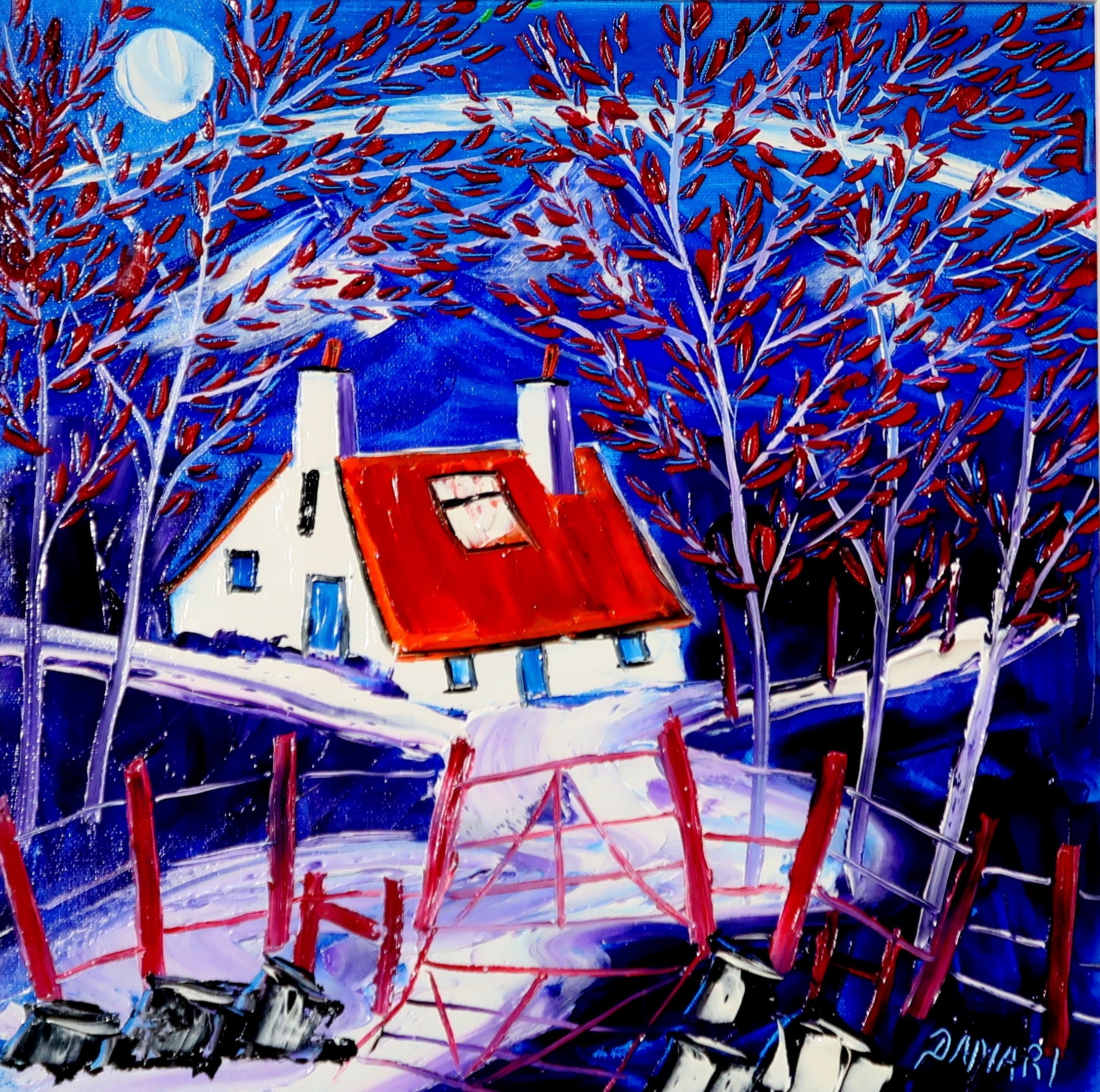John Damari | Moonlit Night at Kintra (2025) | MutualArt