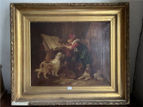 Zacharie Noterman | Monkey and dogs | MutualArt