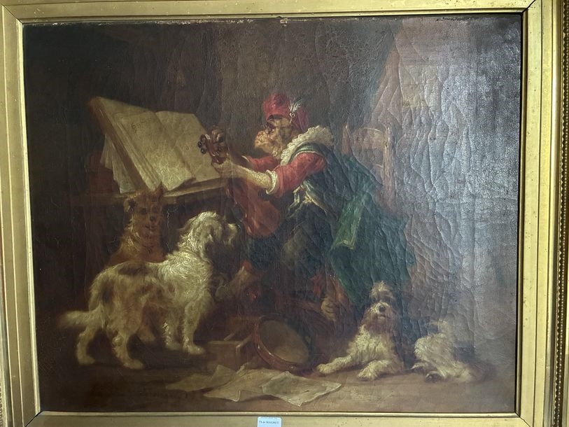 Zacharie Noterman | Monkey and dogs | MutualArt