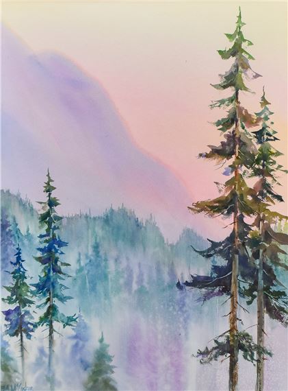 Bill Mccusker | MOUNTAIN SUNSET | MutualArt