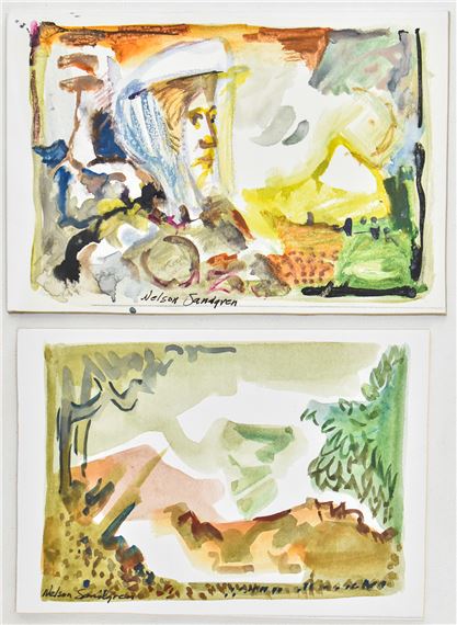 Ernest Nelson Sandgren | Mountain Air, Lady and The Mountain | MutualArt
