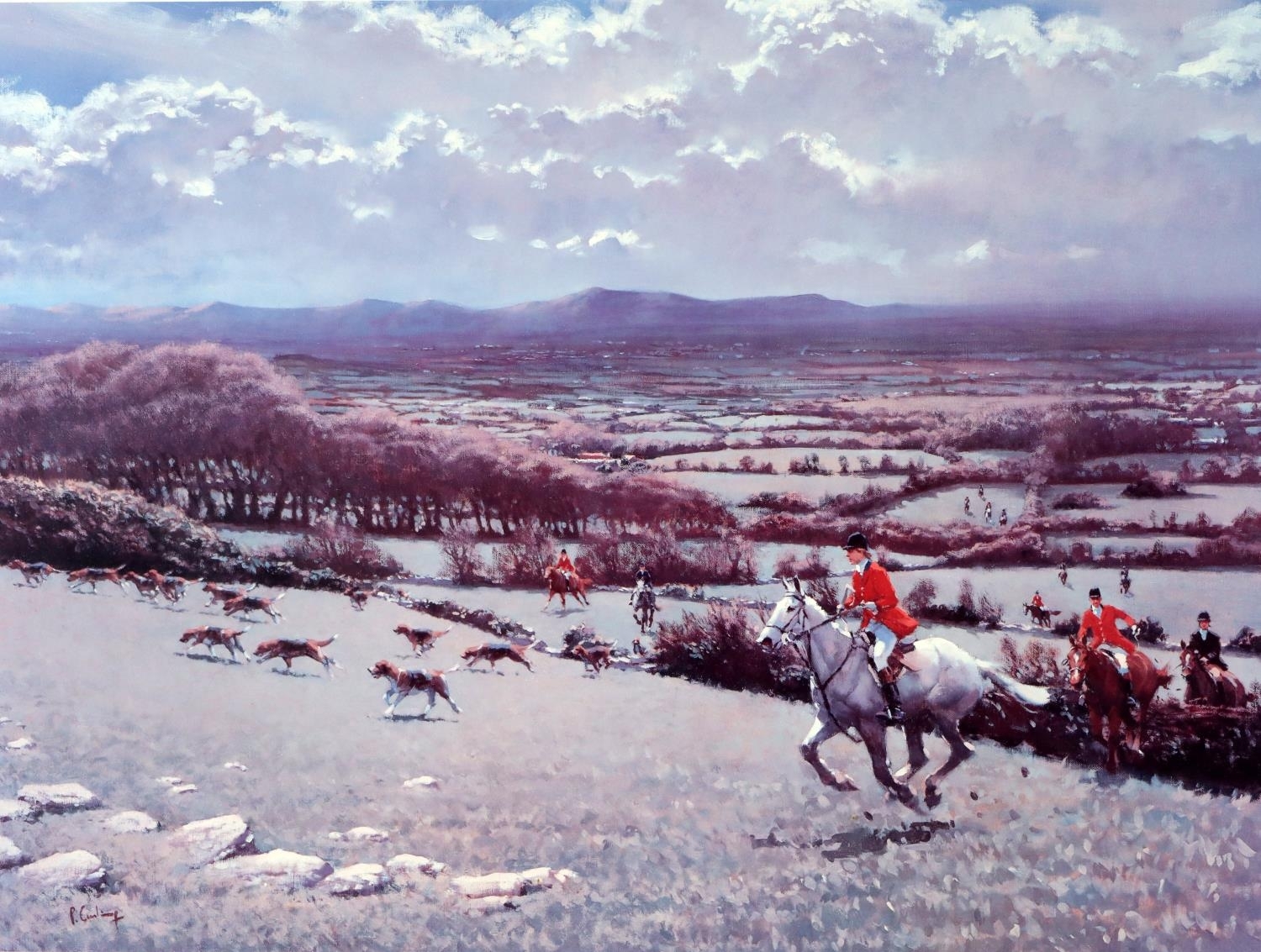 Peter Curling | The County Limerick Foxhounds from Castletown Conyers ...