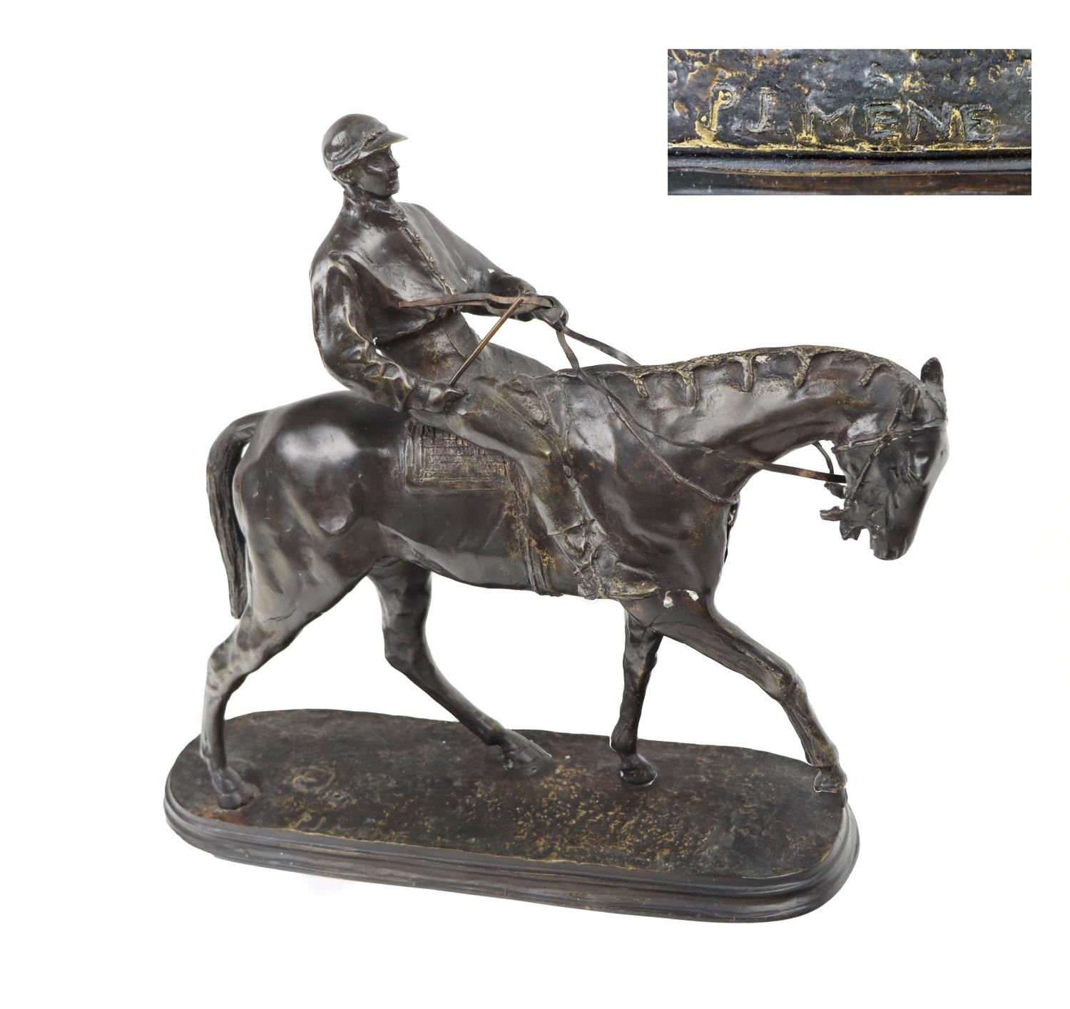 Pierre-Jules Mene | Horse and Jockey | MutualArt