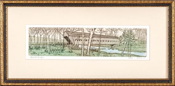 David Olson | Covered Bridge | MutualArt