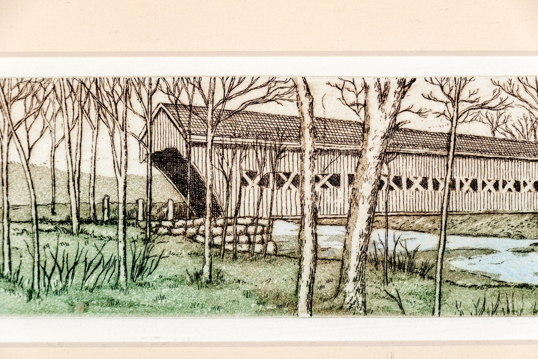 David Olson | Covered Bridge | MutualArt