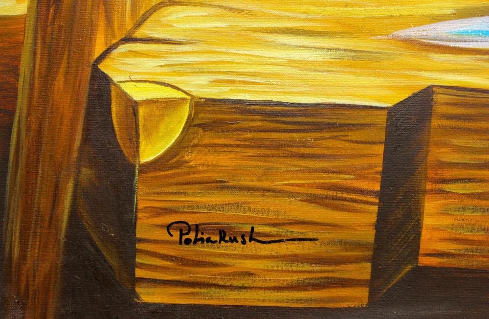 Eugene Poliarush | Boat Of Flowers | MutualArt