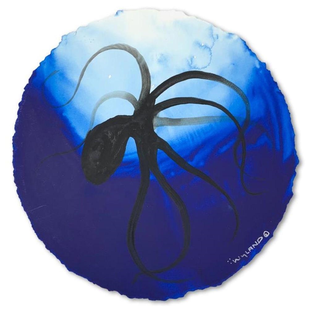 Robert Wyland | Octopus in Blue | MutualArt