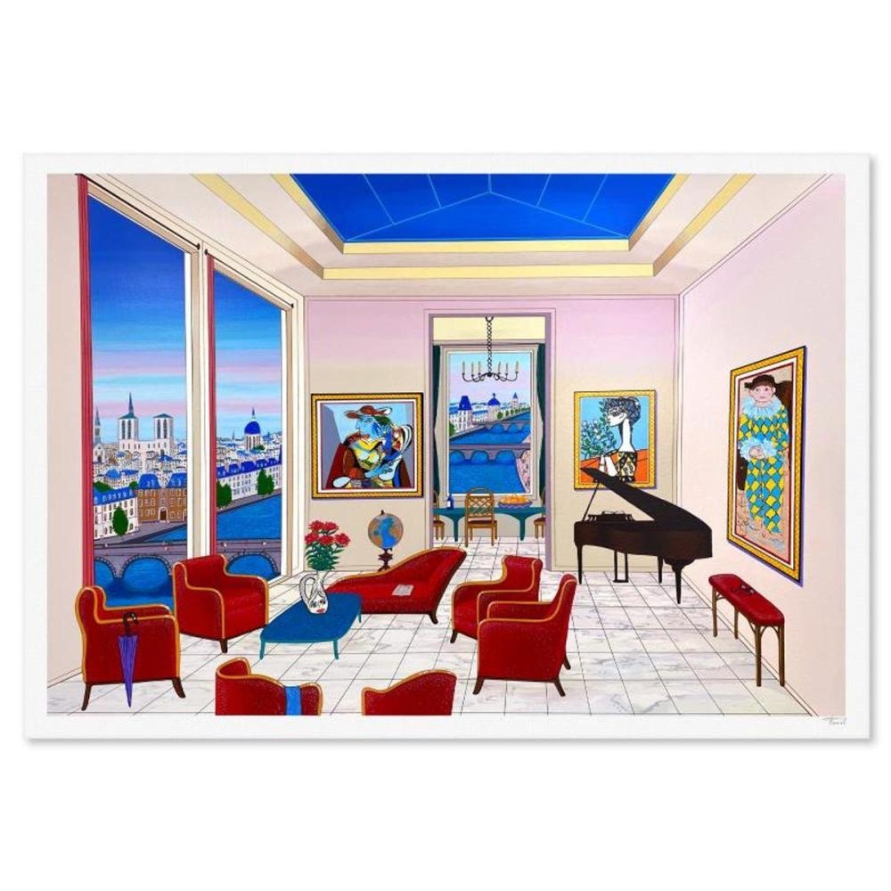 Fanch Ledan | Interior with Four Picassos | MutualArt