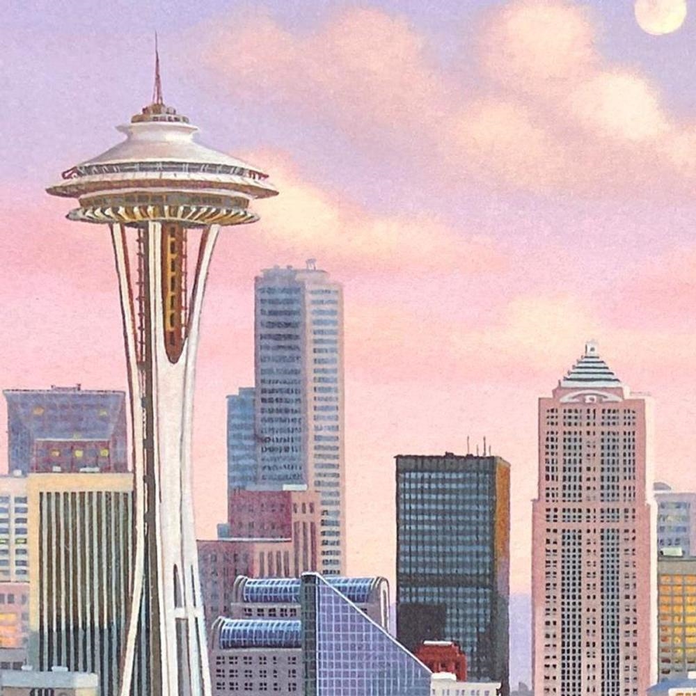 Liudmila Kondakova | Seattle Skyline | MutualArt