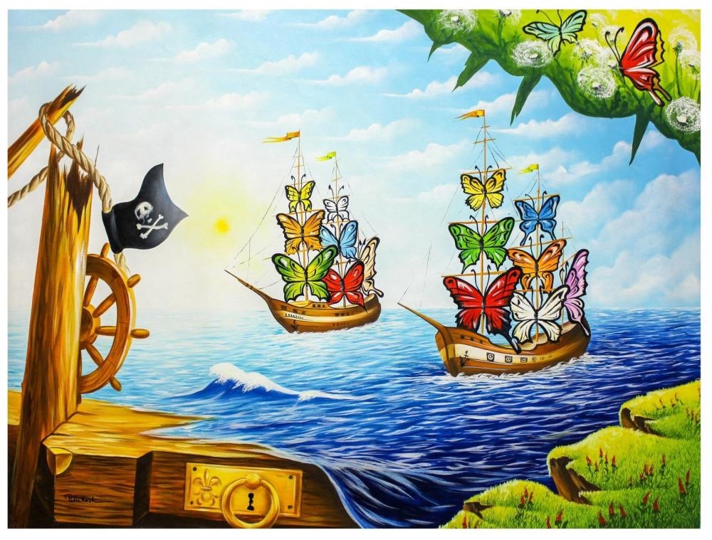 Eugene Poliarush | Boat Of Flowers | MutualArt