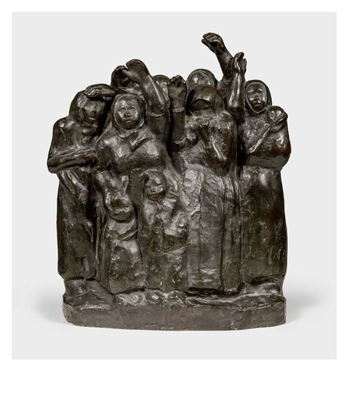 Käthe Kollwitz | Abschiedwinkende Soldatenfrauen II (1937 - 1938 ...