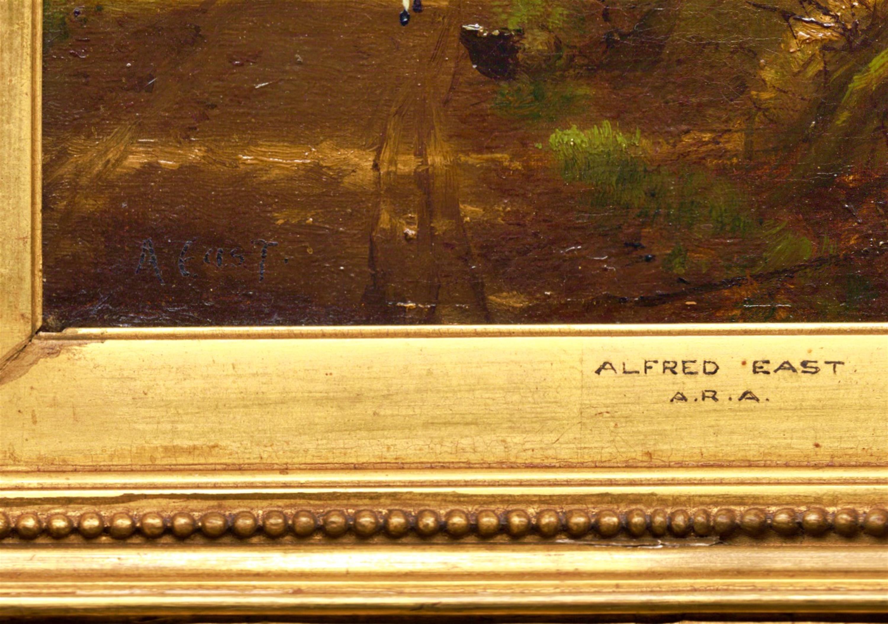 Sir Alfred East | Na cestě | MutualArt