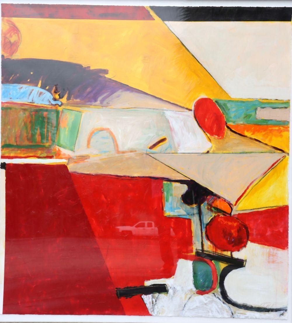 Robert Robinson | Landscape Red | MutualArt