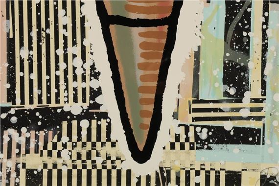 Donald Baechler | Green Cone (2007) | MutualArt