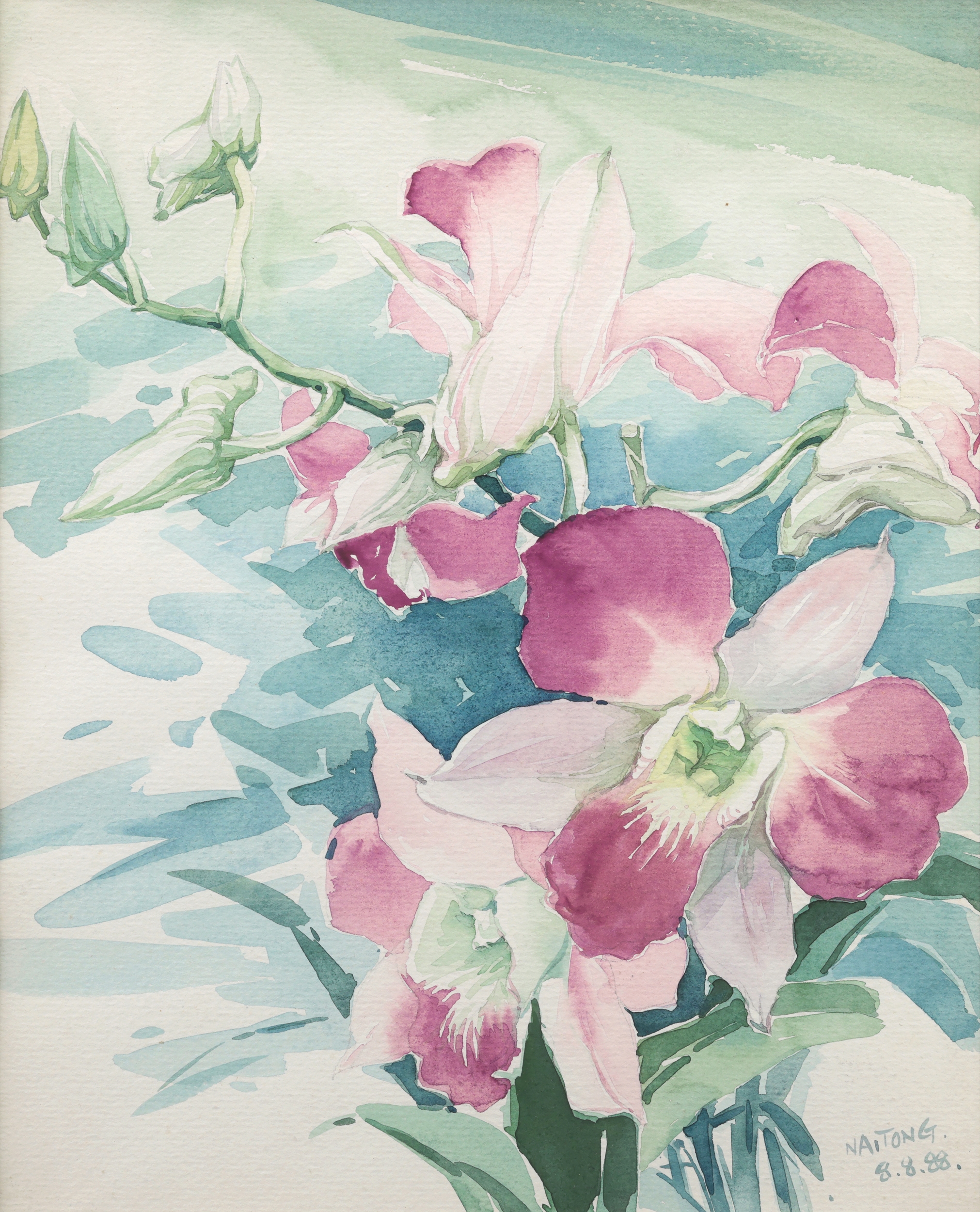 Tew Nai Tong | Orchid (1988) | Compare similar artworks | MutualArt
