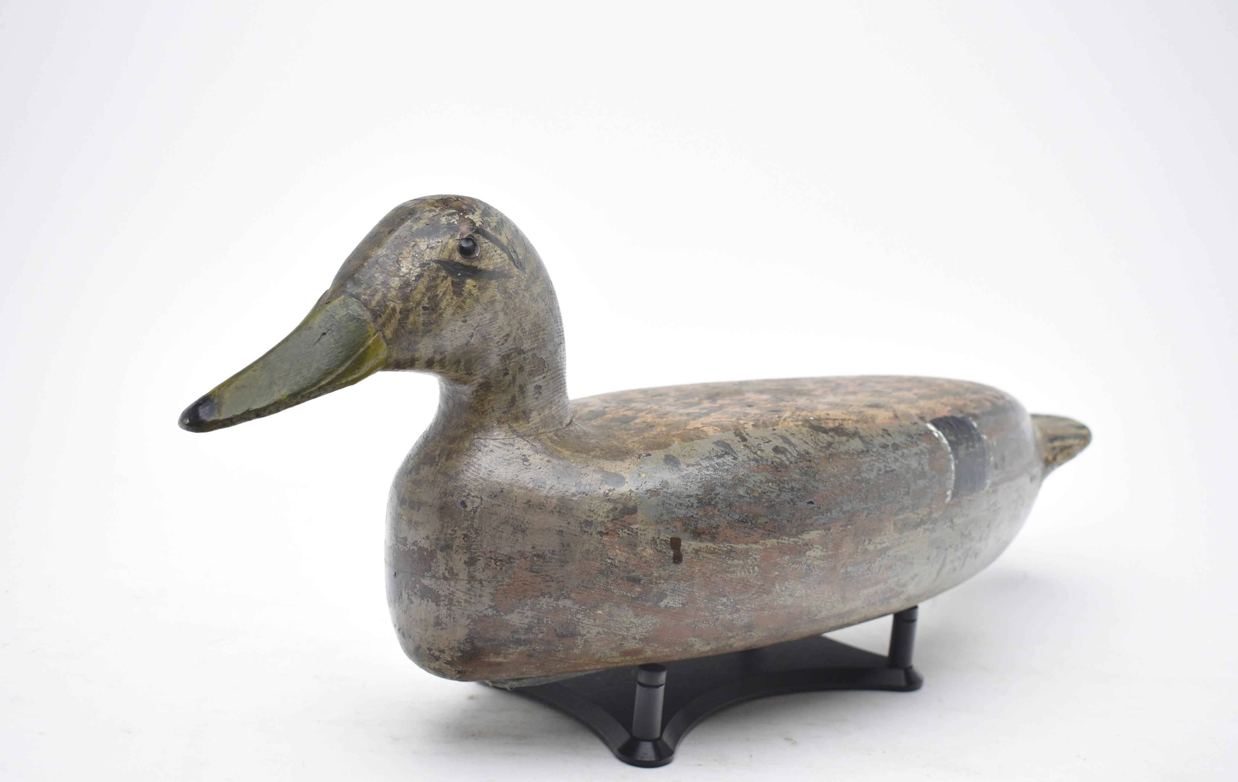 G. Bert Graves | Hollow carved mallard hen, retains the original Graves ...