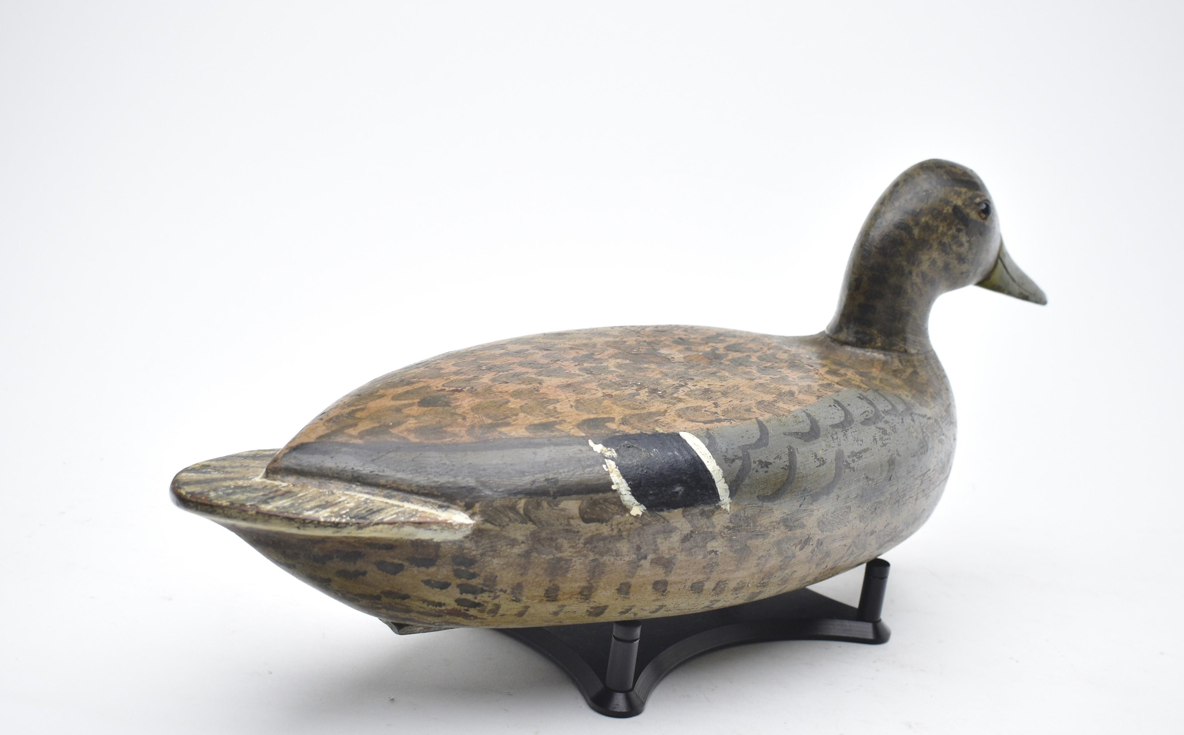 G. Bert Graves | Hollow carved mallard hen, retains the original Graves ...