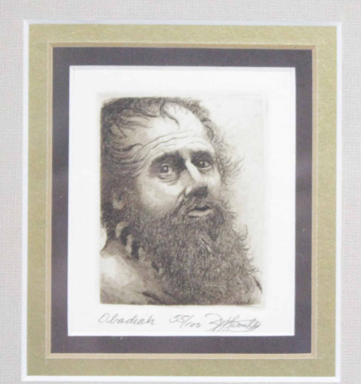 David Hunter | Portrait of Bearded Man Obadiah | MutualArt