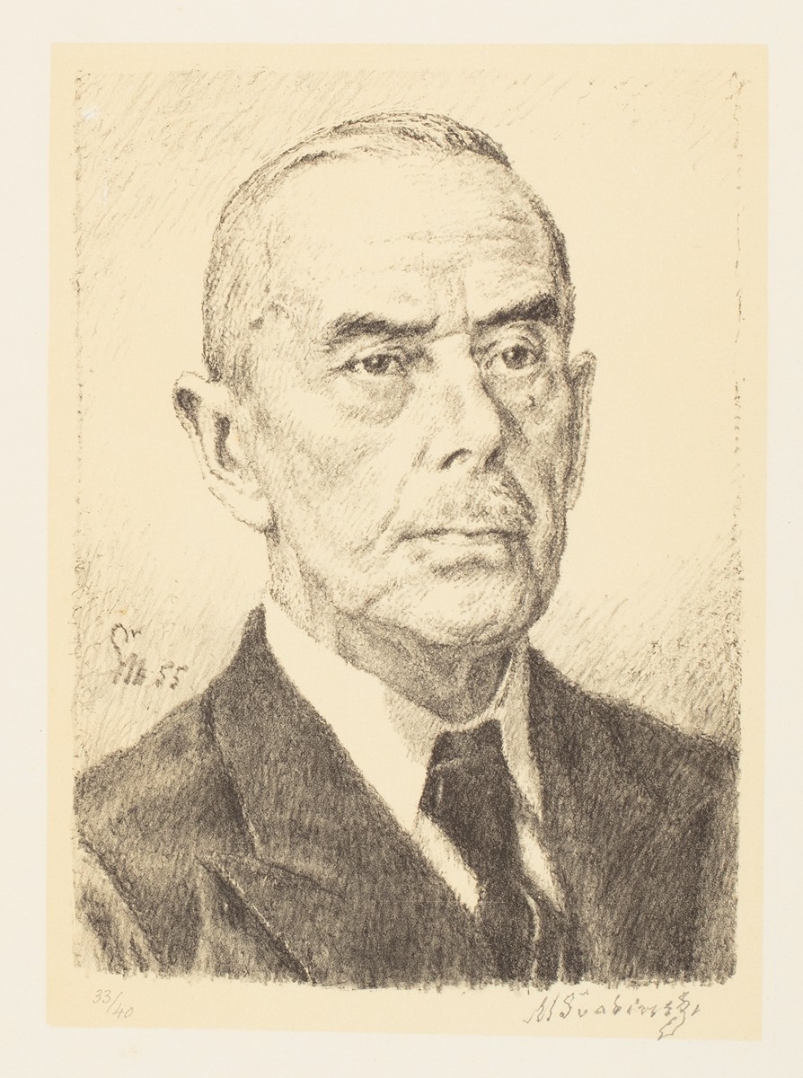 Max Švabinský | Thomas Mann (1955) | MutualArt