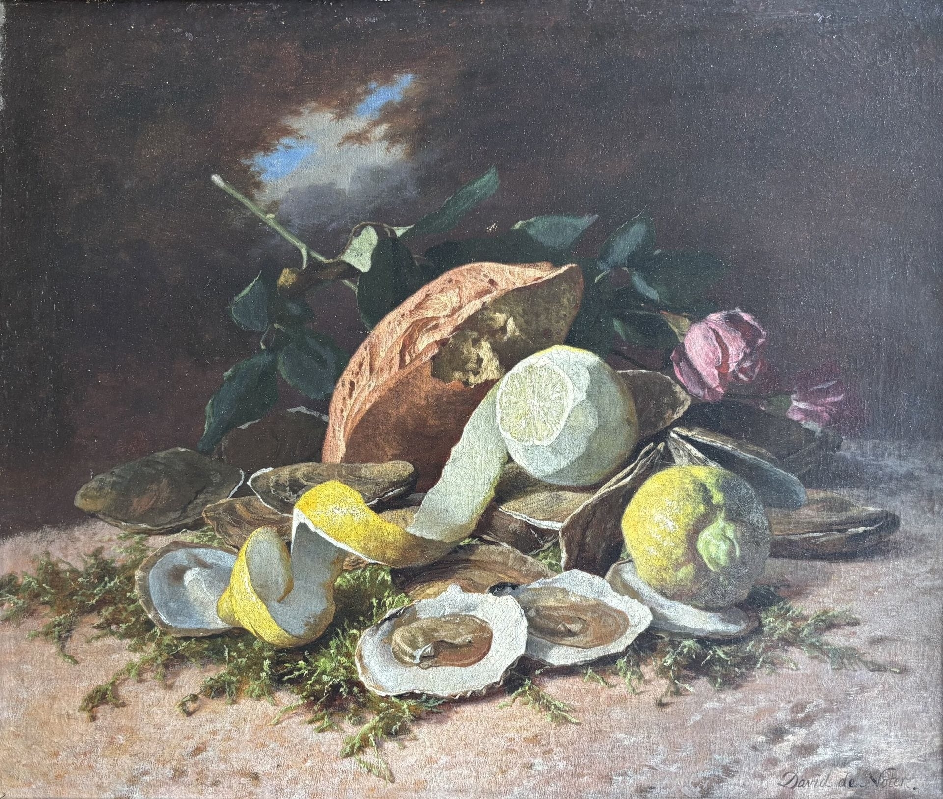 David Emile Joseph de Noter | Nature morte aux huitres | MutualArt