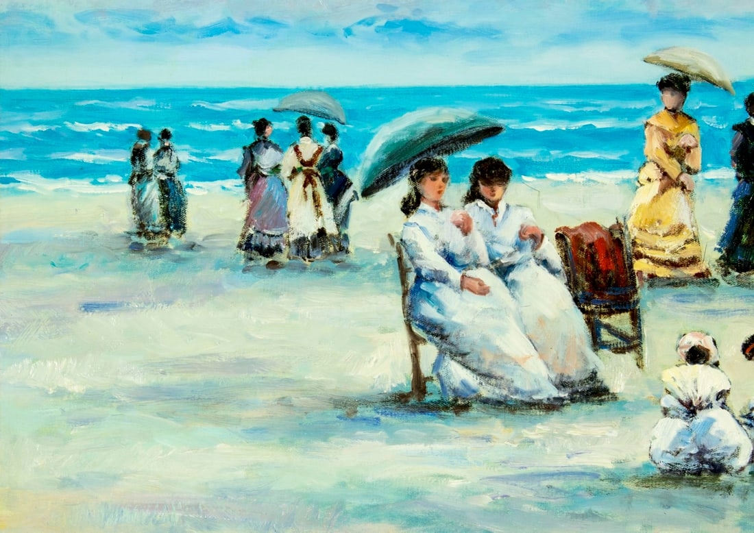 Judd Gallett | Beach Scene | MutualArt