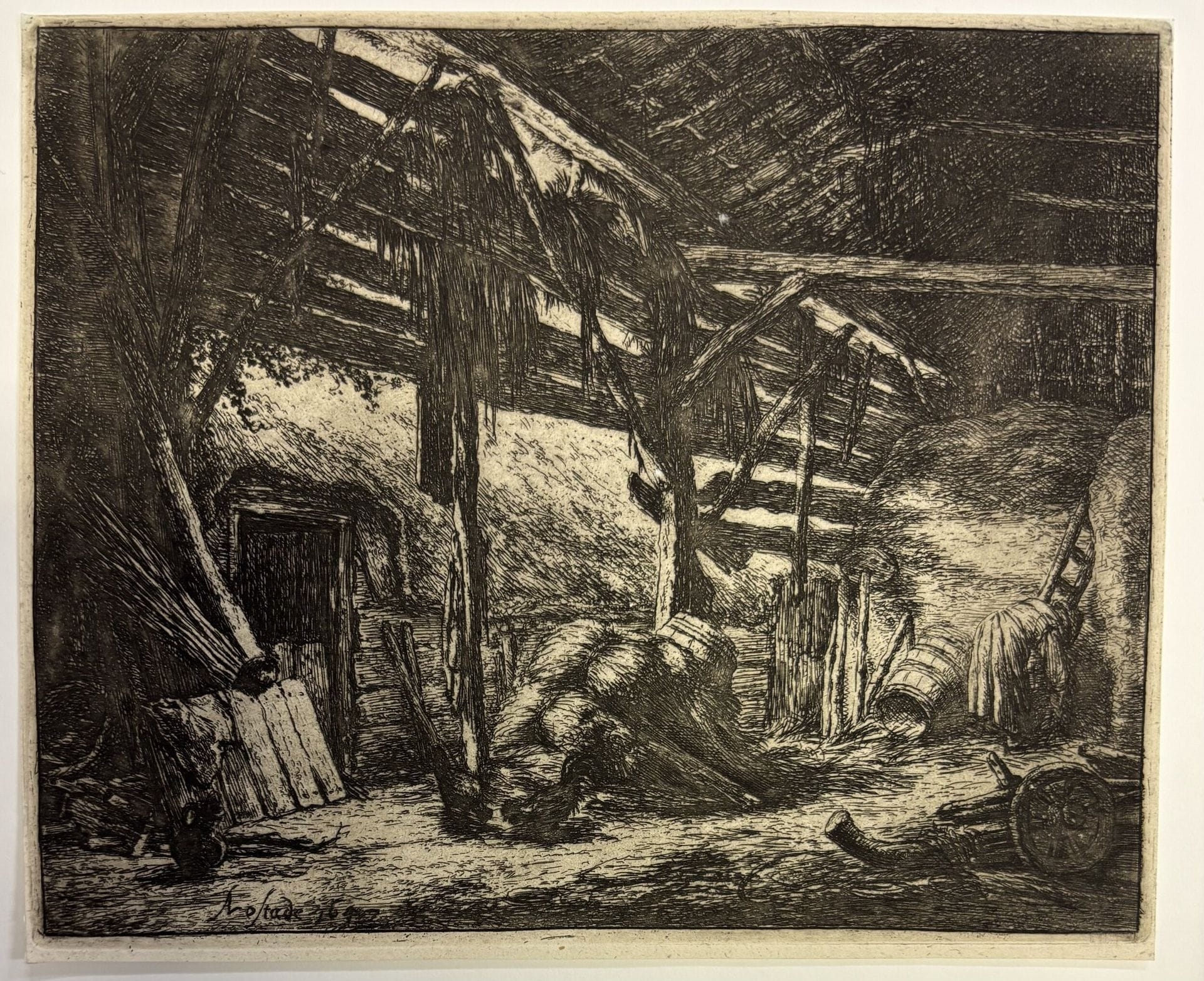 Adriaen Van Ostade | La Grange (1647) | MutualArt