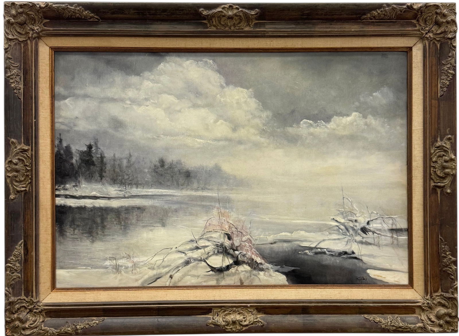Ruth Romney | Large Winter Landscape | MutualArt
