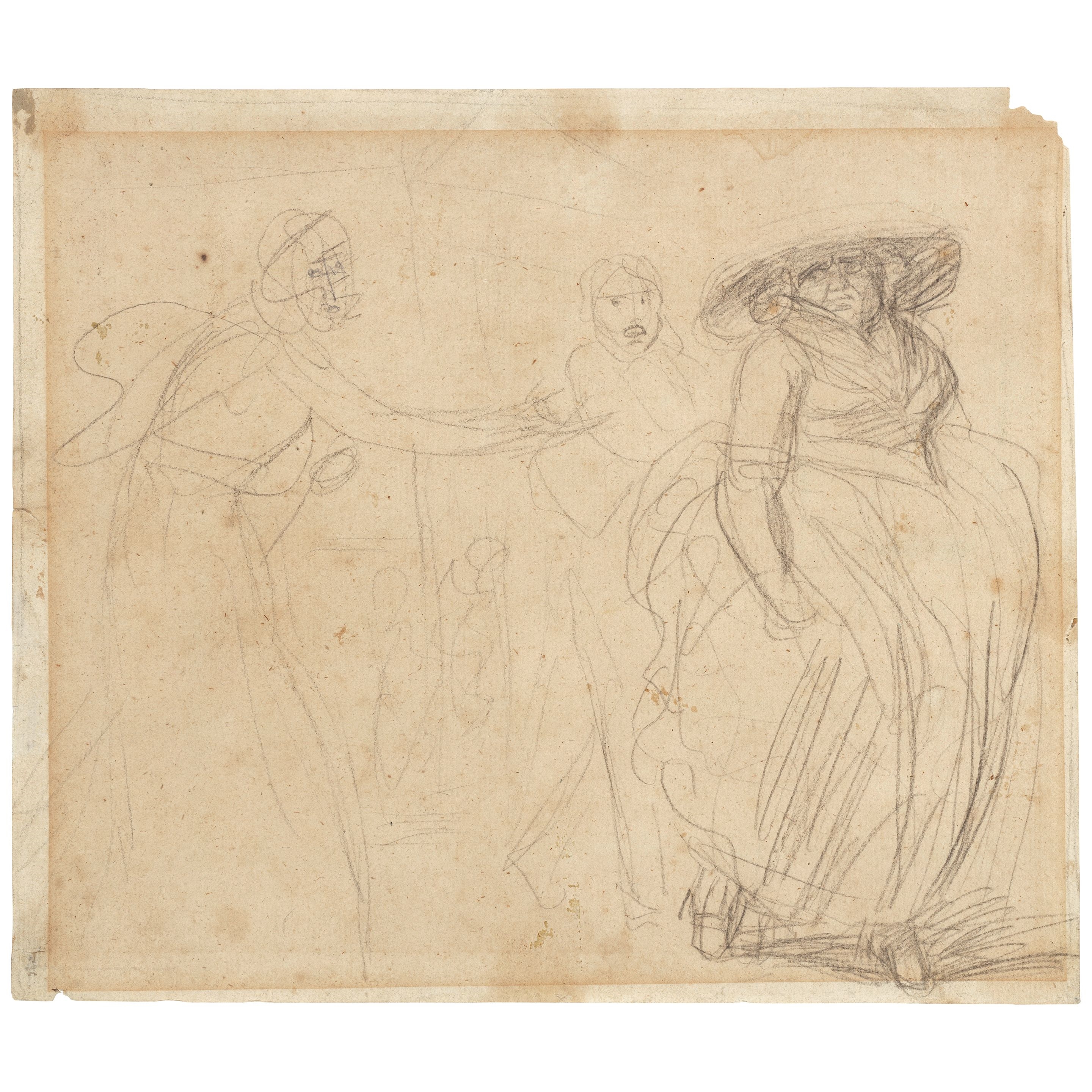 Romney George | A woman entreating passers-by | Compare similar ...