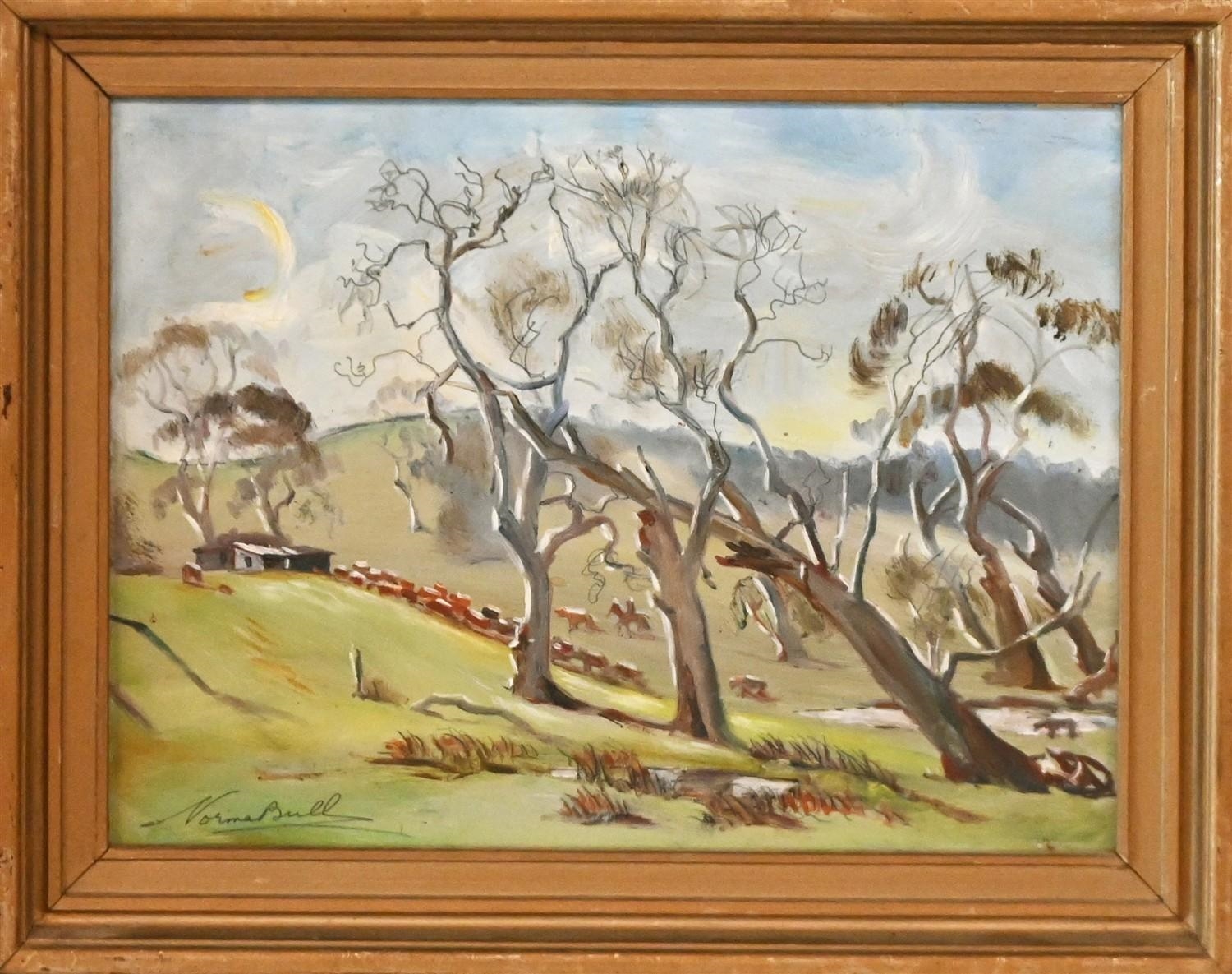 Norma Bull | Cattle in Landscape | MutualArt