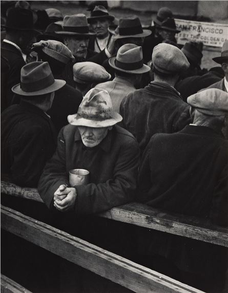 Dorothea Lange | WHITE ANGEL BREADLINE, SAN FRANCISCO (1933) | MutualArt