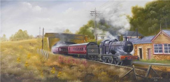 David Waller | Steam Locomotive, - 372 (1986) | MutualArt