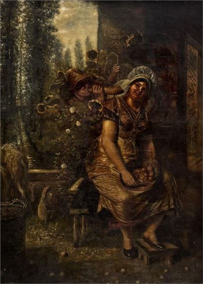 Adriaan Jan Madiol | The peasant and the courtier | MutualArt