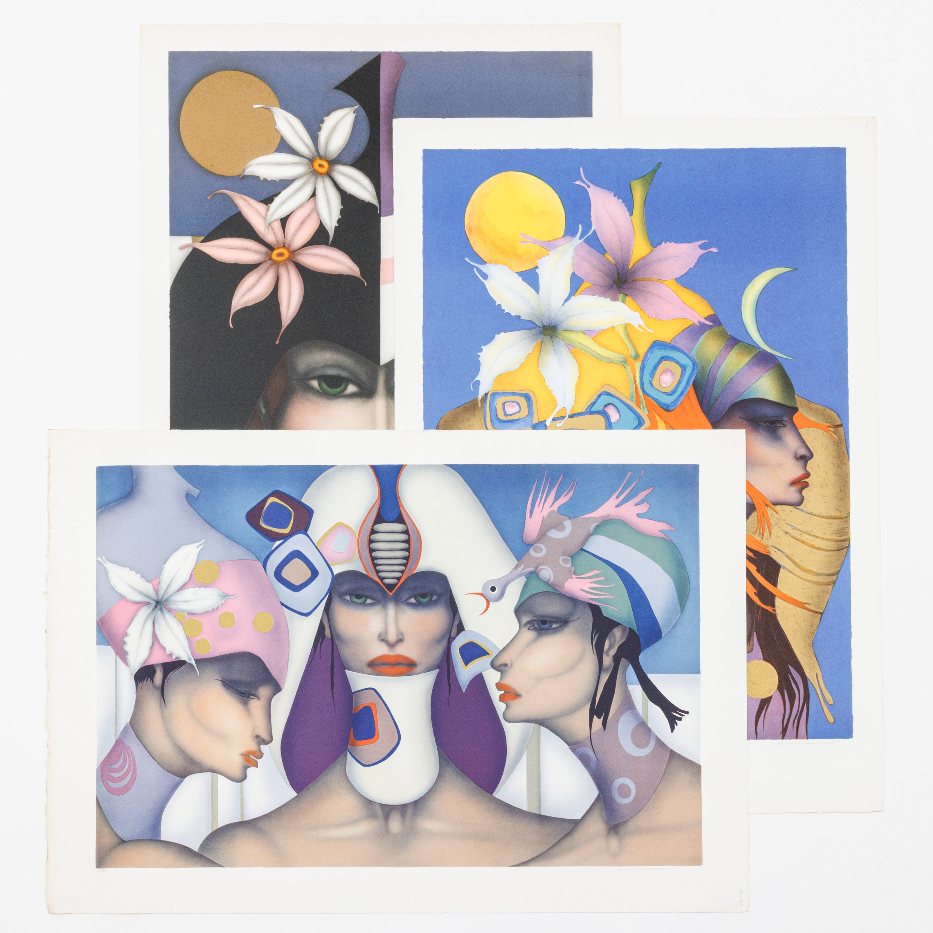 Jef van Tuerenhout | A set of three colour screen prints | MutualArt