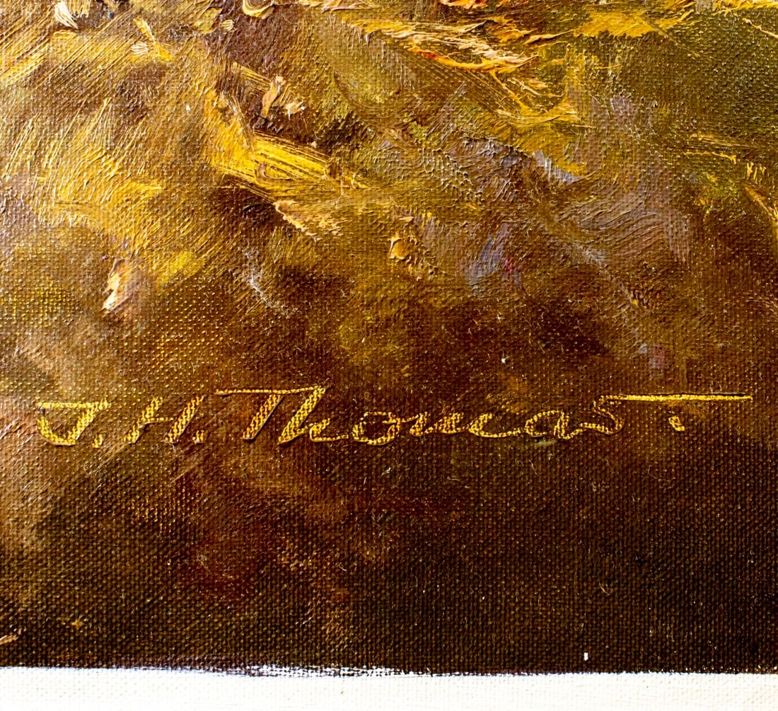 Joseph Heinrich Thomas | Mountain Stream Landscape | MutualArt