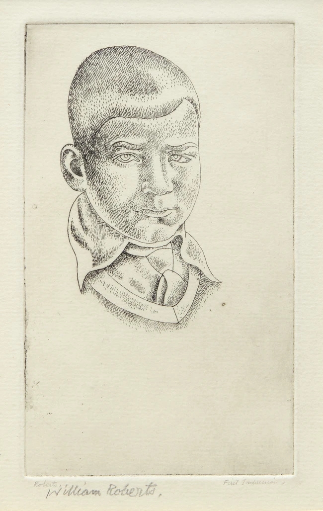 William Roberts | Portrait of John (Circa 1925) | MutualArt