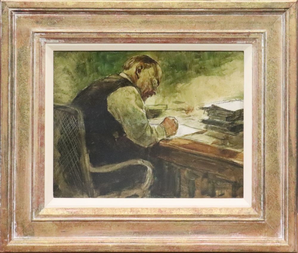 Anton Ovich Yablunovsky | PETER LENIN IN HIS STUDY | MutualArt