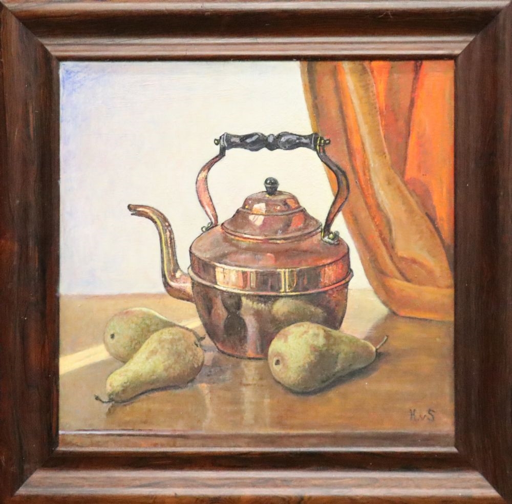 Hilda van Stockum | TEAPOT WITH PEARS | MutualArt