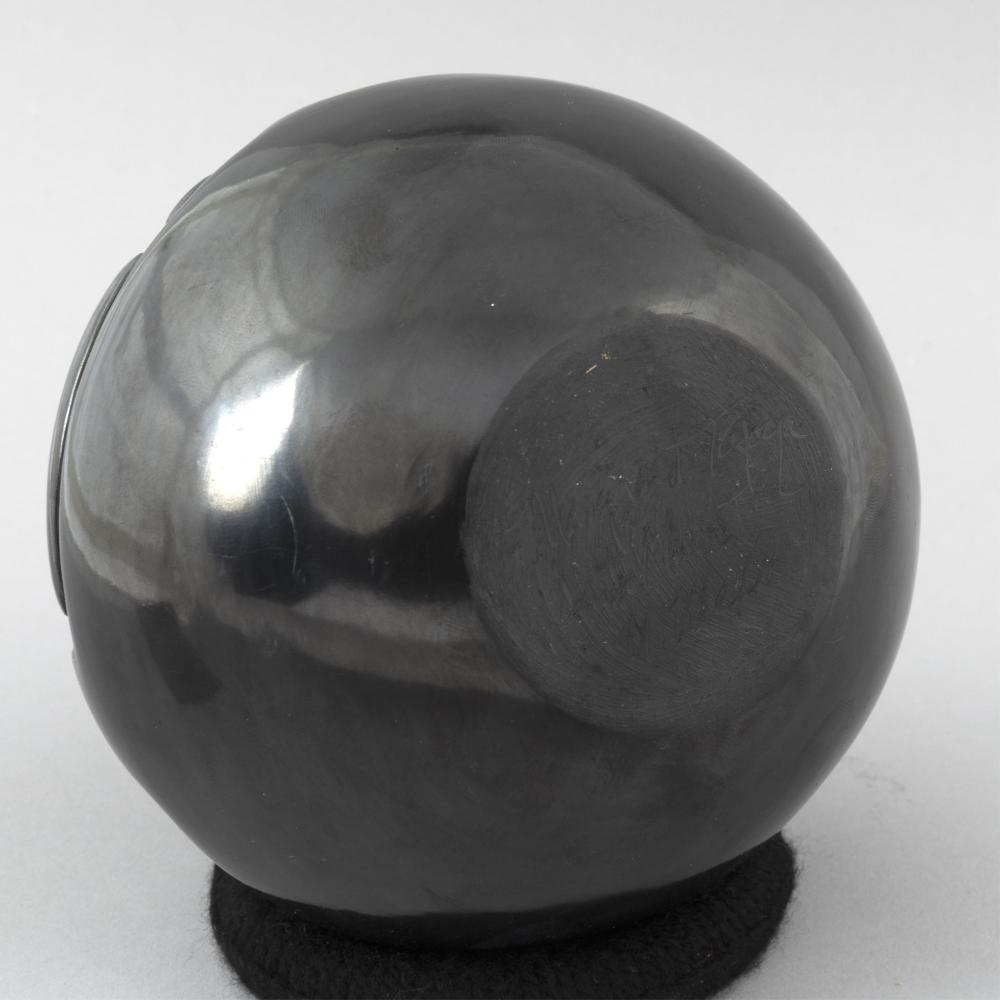 Margaret Tafoya | Carved Blackware Jar | MutualArt