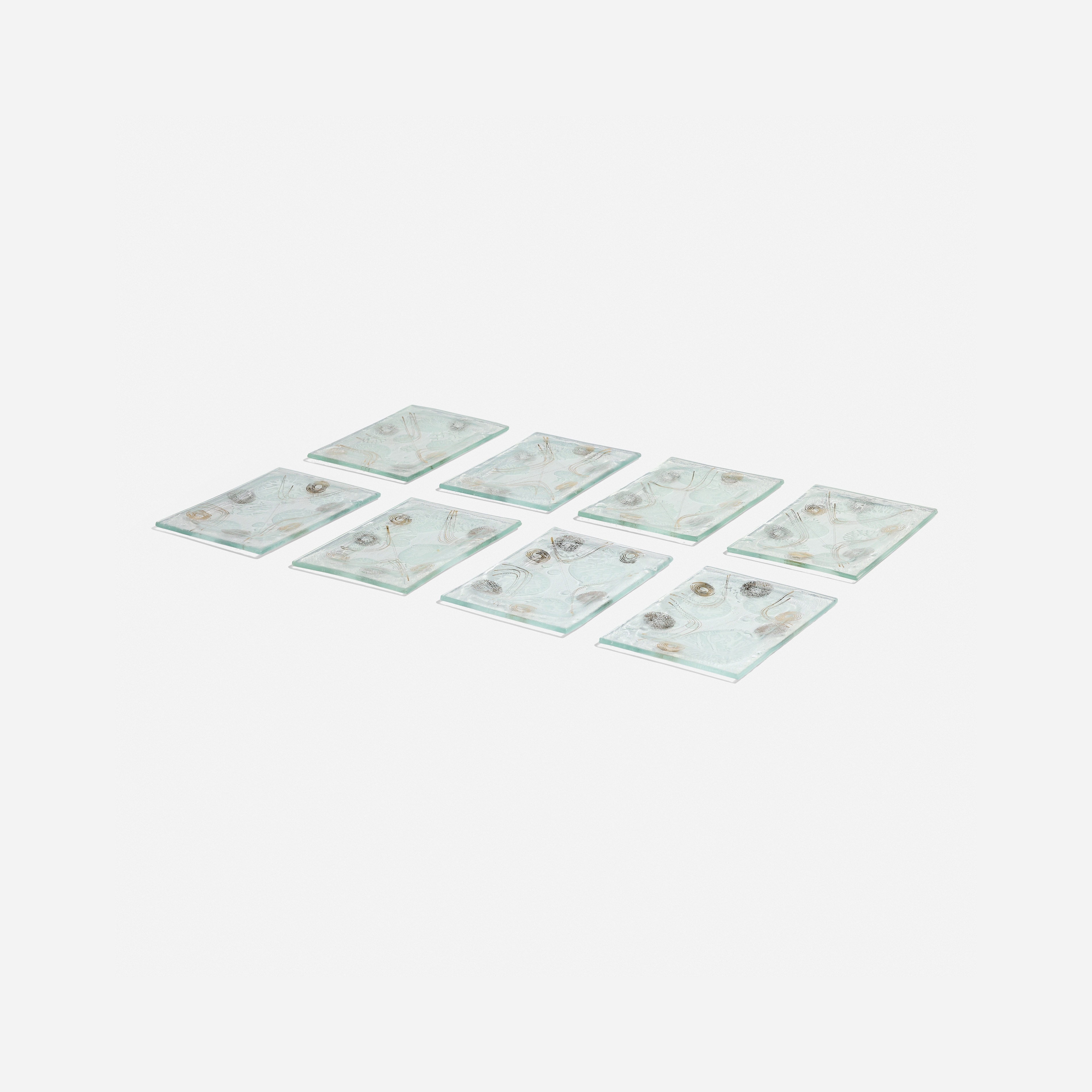 Michael & Frances Higgins | Collection of eight trays (1960) | MutualArt