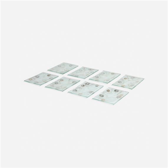 Michael & Frances Higgins | Collection of eight trays (1960) | MutualArt