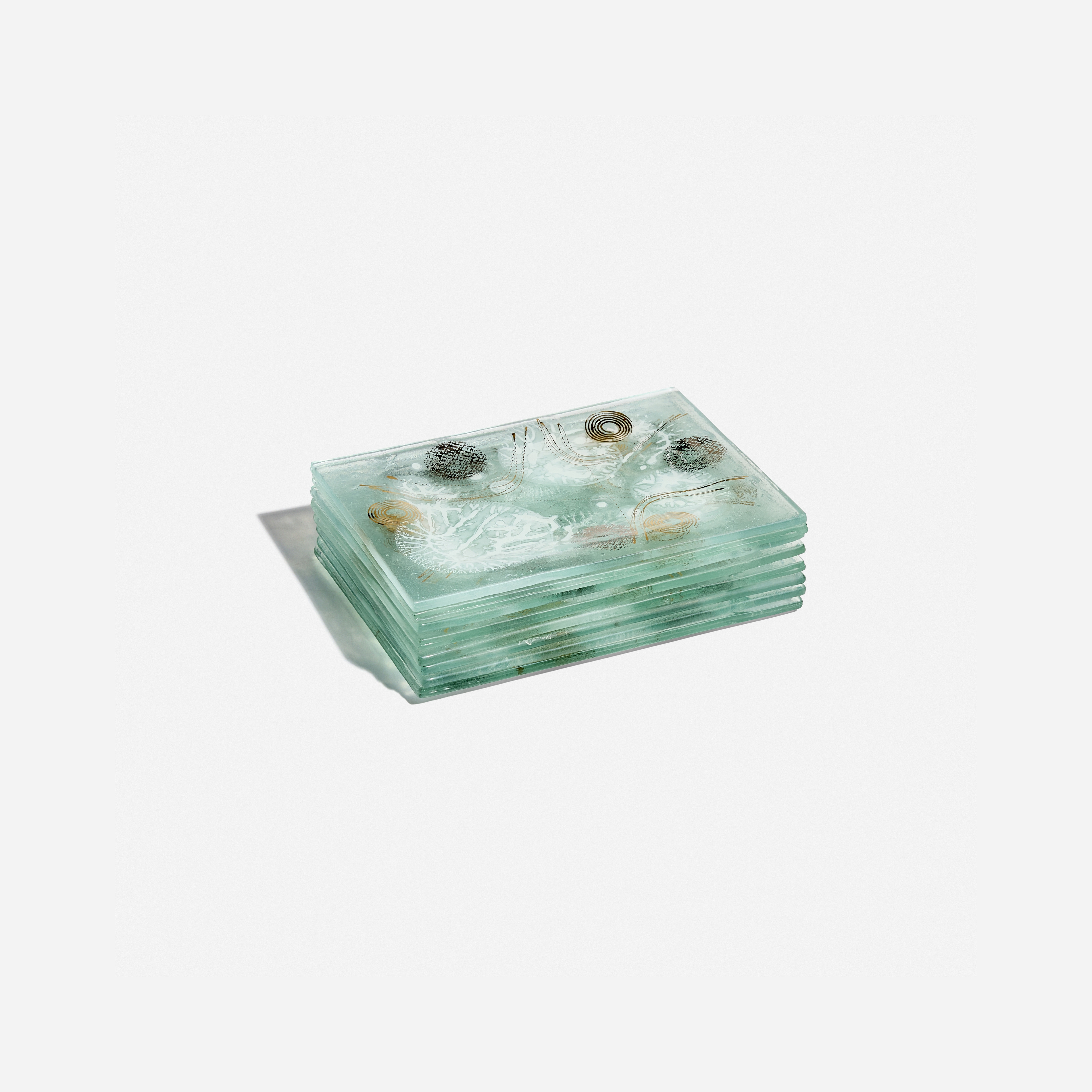 Michael & Frances Higgins | Collection of eight trays (1960) | MutualArt