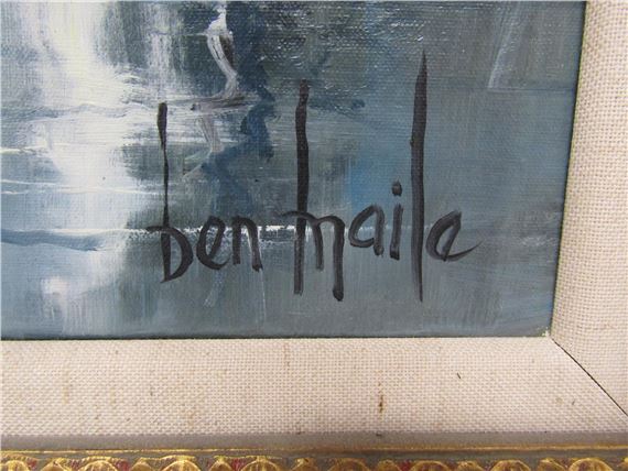 Ben Maile | 'Venice', night time Venetian canal scene, | MutualArt