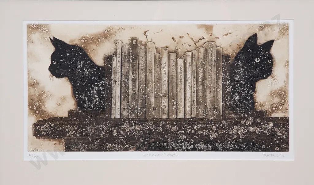 Gary Tricker | Literary Cats (2004) | MutualArt