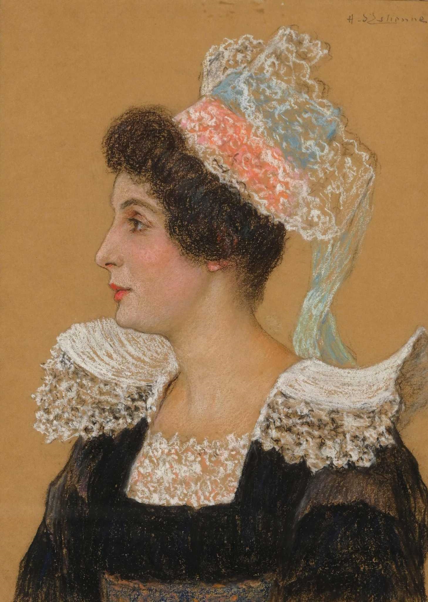 Henry d'Estienne | Bretonne en coiffe | MutualArt