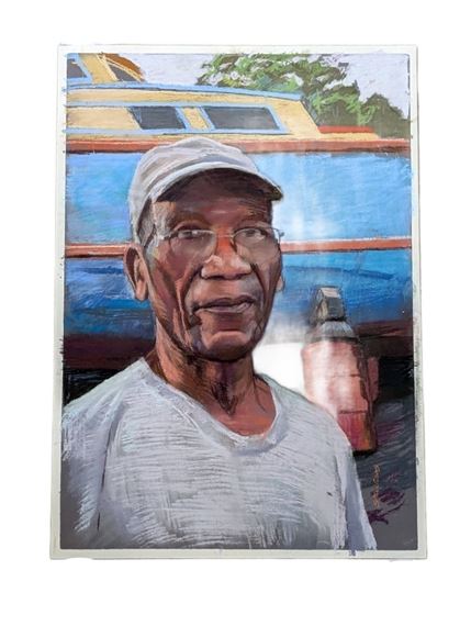 Jeff Stultiens | Colin the Boatbuilder (2014) | MutualArt